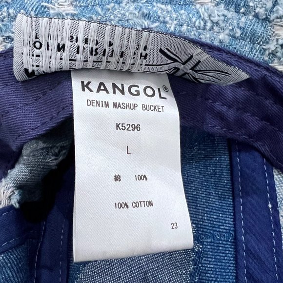 Kangol | Accessories | Kangol Distressed Denim Mashup Bucket Hat | Poshmark